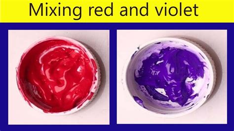 Mixing Red And Violet Will Be Make What Color Mix Poster Colors YouTube
