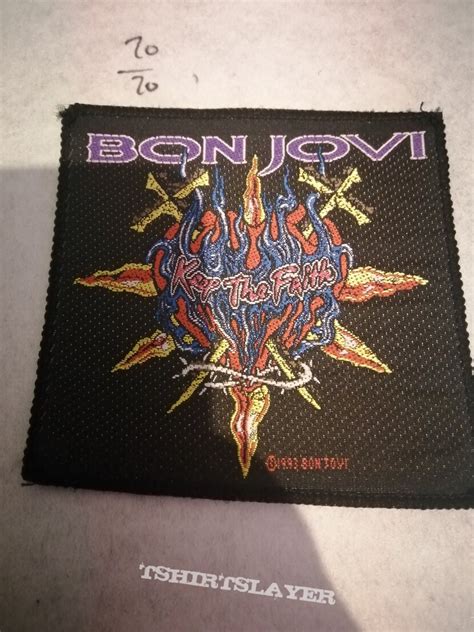 Bon Jovi Keep The Faith Tshirtslayer Tshirt And Battlejacket Gallery