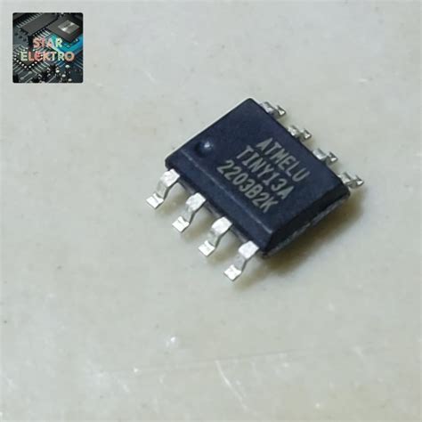 Jual ATMELU Tiny13A Sop 8 SMD ATMEL ATtiny13A SSU IC 8 Bit Micro