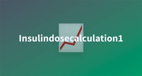 Insulindosecalculation1 A Hugging Face Space By Sidhi251287