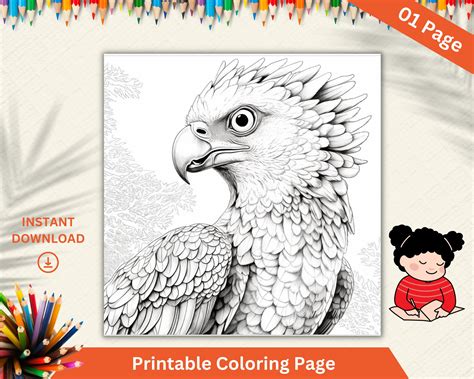 Harpy Eagle Coloring Pages