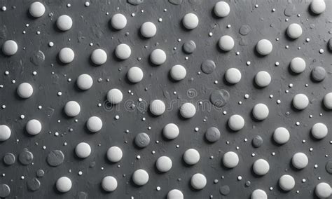 Close Up View Textured Surface With Numerous Small White Dots Arranged In Grid Like Pattern