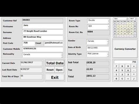 How To Create Hotel Management Systems In Excel Using Vba Full Tutorial