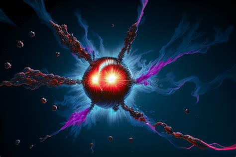 Nuclear Fusion Concept Ai Stock Illustration Illustration Of Magnetic