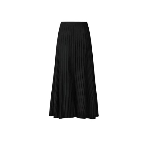 W 유니클로 C 메리노 블렌드 립 스커트 블랙 Kr Uniqlo Kream