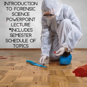 Intro To Forensic Science First Day Material By MK Science Lab TpT