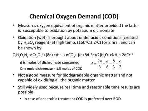 Do Bod And Cod Ppt Chemistry Science