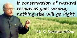 M S Swaminathan Quotes 13 Science Quotes Dictionary Of Science