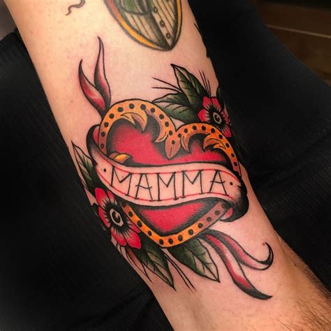 Anatomical Heart Mom Tattoos Traditional Anatomical Heart Tattoo