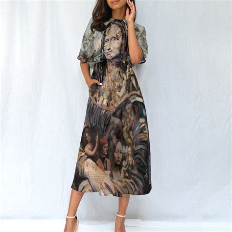 Mona Lisa Leonardo Da Vinci Surrealism Collage Womens Etsy