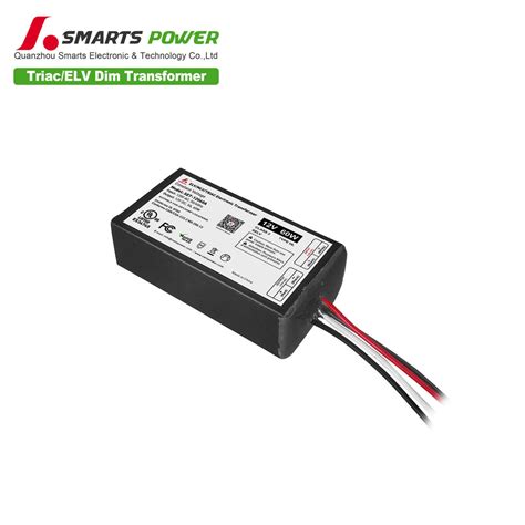 Ul Certification 12v24v 60w Triac Dimmable Led Electronic Transformer