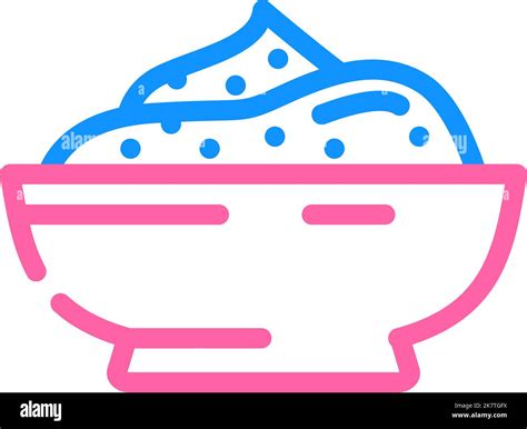 Quark Milk Product Color Icon Vector Illustration Stock Vector Image