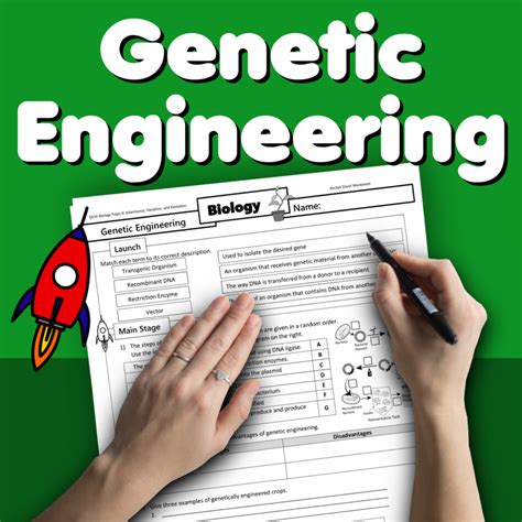 Biology Genetic Engineering Worksheets