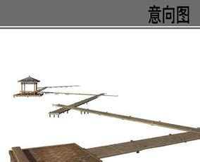 木栈桥平面图图片 构筑物 编号8465779 红动中国