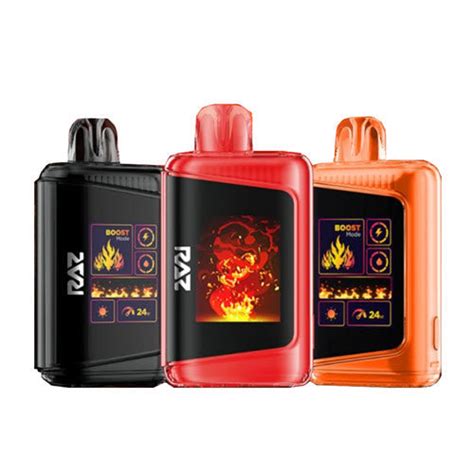 Raz Disposable Dc25000pf Box Of 5 15000pf Boost Mode Empire Smoke
