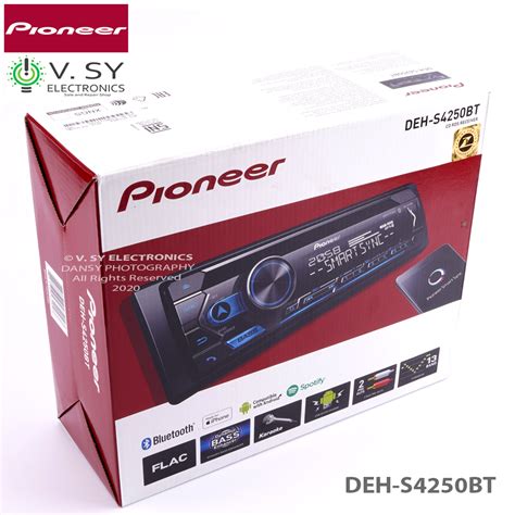Original 2023 Pioneer DEH-S4250BT Bluetooth USB Single DIN 50W X 4 Car ...