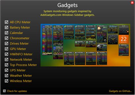 Github Silverazide Gadgets Gadgets For Rainmeter