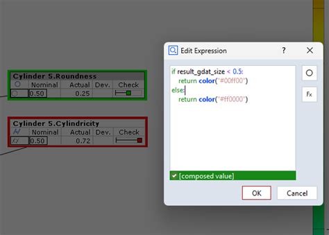 How To Make A Check Deviation Label With Personalized Color 3d
