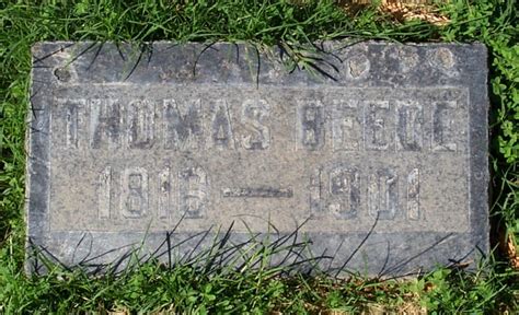 Thomas Beede 1816 1901 Find A Grave Memorial