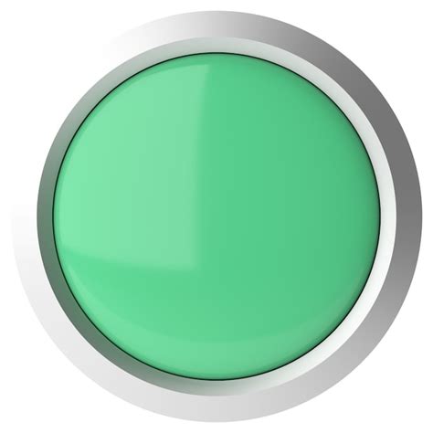 premium photo 3d button empty button 3d illustration