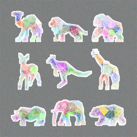 Polygonal Animals On Allrgb