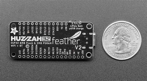 adafruit esp32 feather v2 ships with 8 mb flash 2 mb psram usb c port and more cnx software