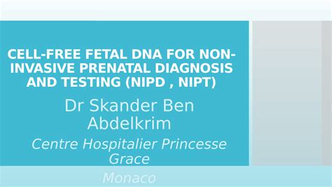 Pdf Cell Free Fetal Dna Testing For Prenatal Diagnosis