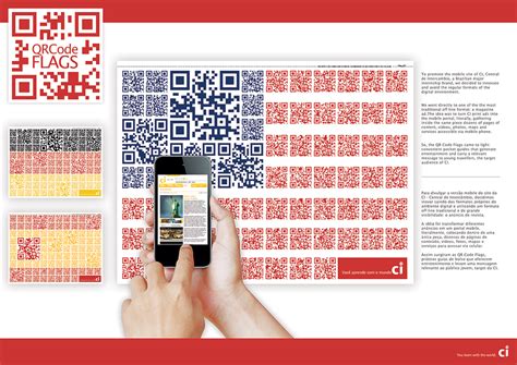 Central De IntercÂmbio Qr Code Flags By Felipe Delphorno