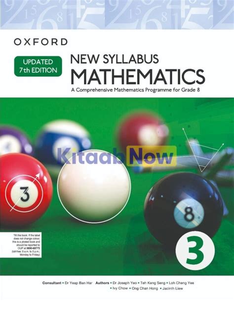 New Syllabus Mathematics Book 3 7th Edition Updated KitaabNow