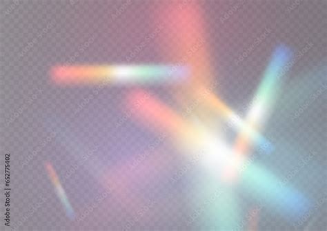 Crystal Light Glasses Effect Sparkle Prism Glare Reflection Effect