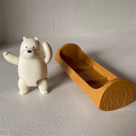We Bare Bears Grizz Panpan Ice Bear Mcdo Happy Meal Toys Grizzly Panda
