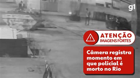 Vídeo Câmera de segurança registra momento em que policial reformado é