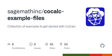 Github Sagemathinccocalc Example Files Collection Of Examples To