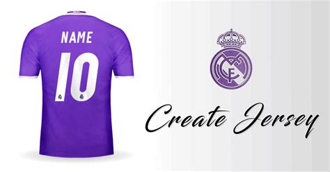 Create Custom Real Madrid CF Shirt II With Your Name Real Madrid Names Football