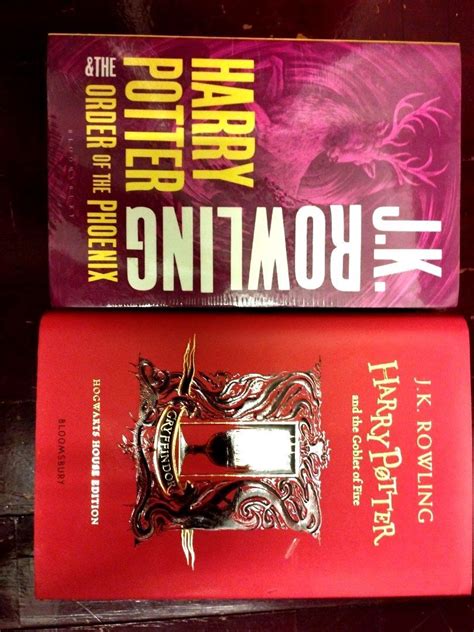 Harry Potter Jk Rowling Collectors Special Edition Hogwarts House