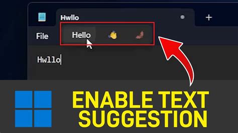How To Enable Autocorrect Text Suggestions In Windows 11 Pc Youtube