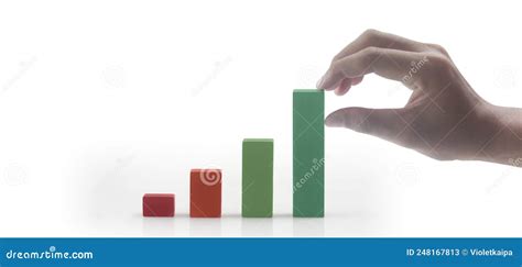 Business Connecting Chart In Hand Stock Image Image Of Increase