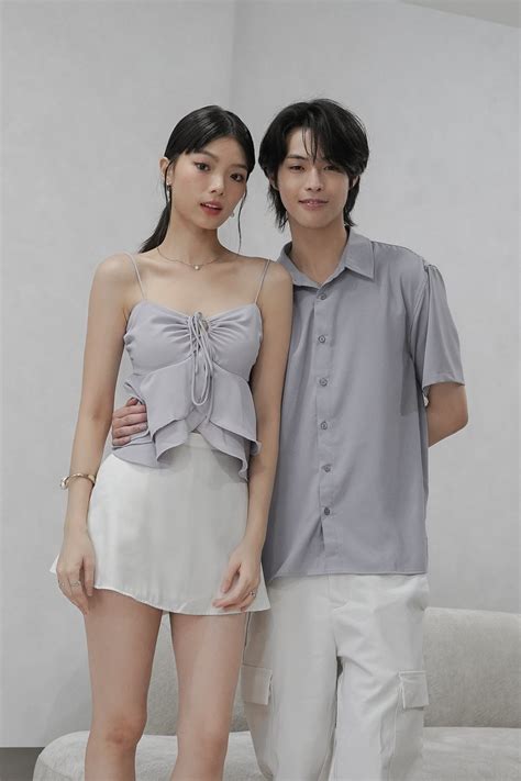 TPZ MIRACLE 2 WAY FLUTTER TOP IN TWILIGHT TOPAZETTE