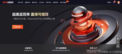 Ai开发者的算力革命：gpugeek平台全景实战指南（大模型训练推理微调全解析） Csdn博客
