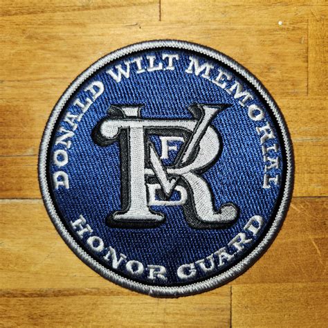 Donald Wilt Honor Guard Patch Rockville Volunteer Fire Department