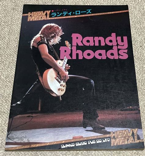 【やや傷や汚れあり】ヘヴィーメタル ギタースコア ランディ・ローズ Randy Rhoads オジーオズボーン Ozzyの落札情報詳細