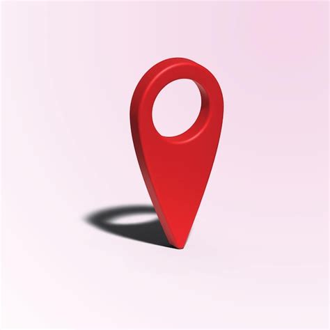 Premium Vector Location Icon 3d Vector