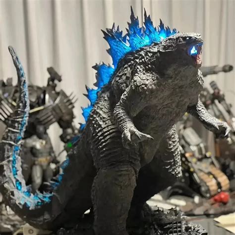 Figuras De Acci N De Godzilla VS King Kong Modelo De Pel Cula Iluminado