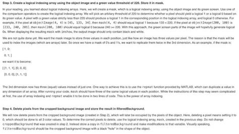 Solved Mini Project Green Screen In This Mini Project Chegg