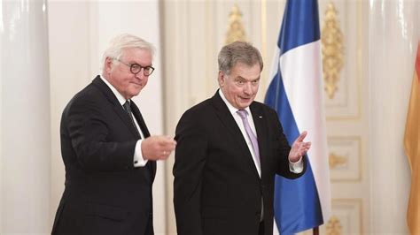 Bundespräsident in Helsinki Steinmeier zu Staatsbesuch in Finnland