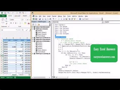 Determine The Top Ten Values With VBA In Excel Excel Coding Ads
