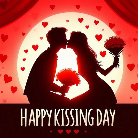 Premium Vector Vector Happy Kiss Day
