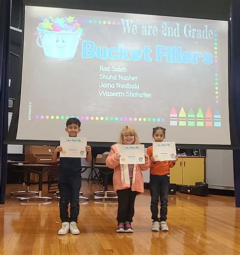 Bucket Filler Celebration Congratulations Miller Elementary