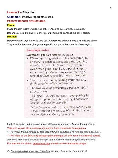 Passive Report Structures P80 Pdf