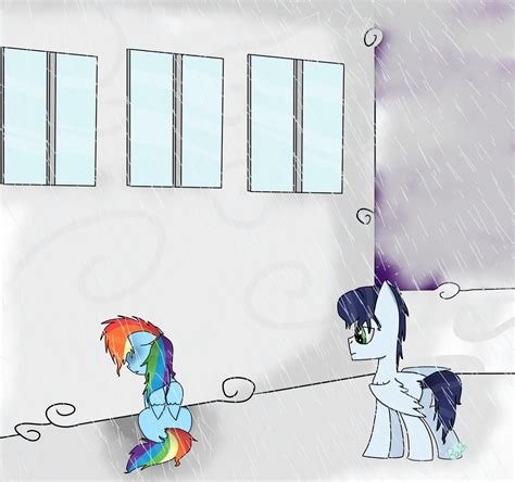 1346159 Safe Artist Rai2n Rainbow Dash Soarin Pony G4 Male